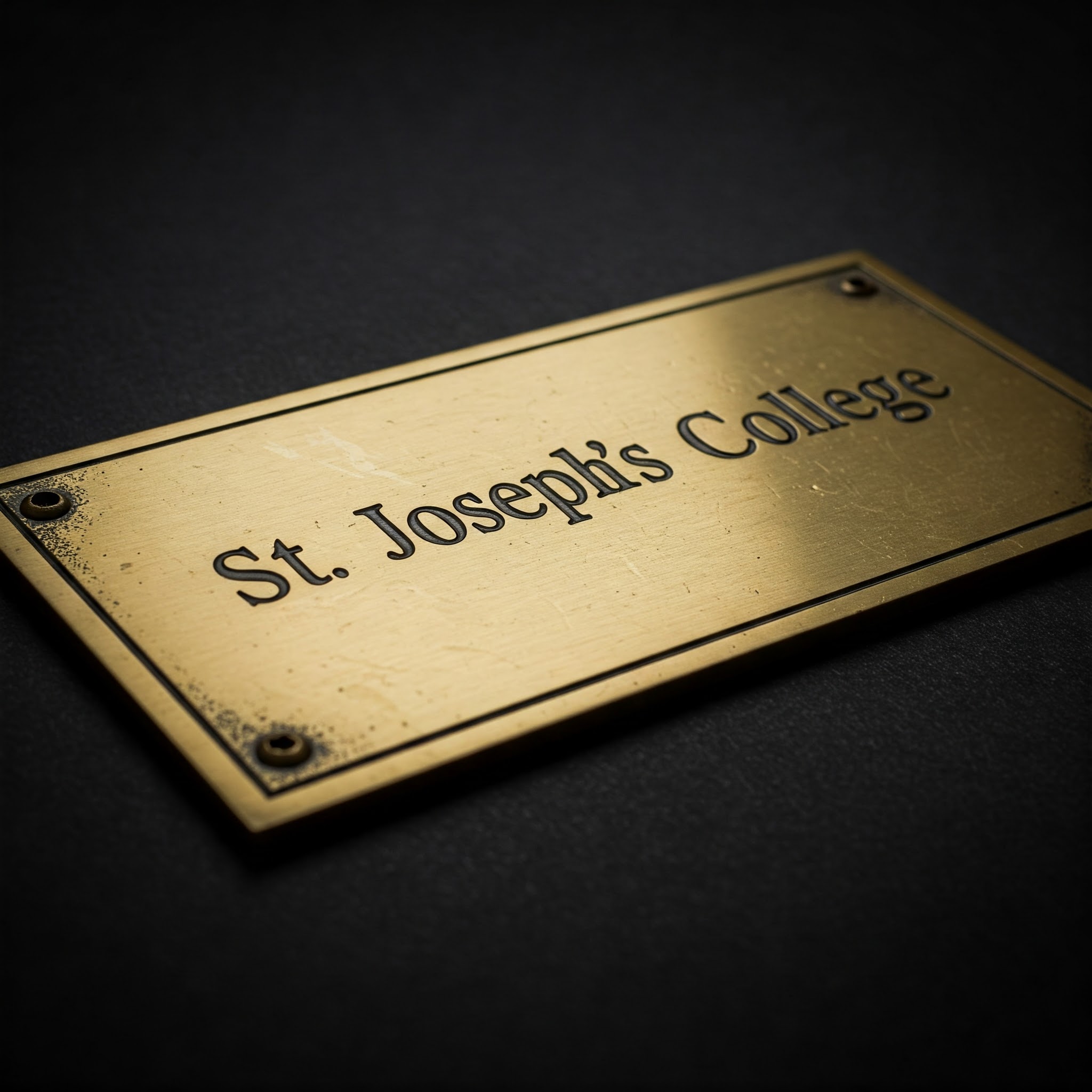 The Halo Fund - Engraved Brass Plaques | St Joseph's College